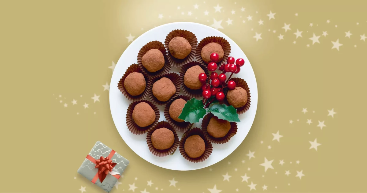 Trufas de chocolate al ron