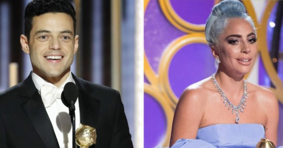 Globos de Oro: Freddie Mercury gana a Lady Gaga