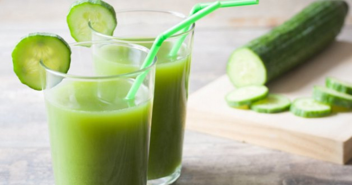 Zumo de melón, pepino y apio