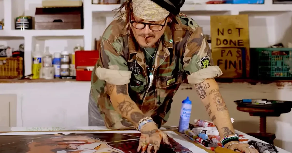 Johnny Depp ha ganado millones con sus cuadros
