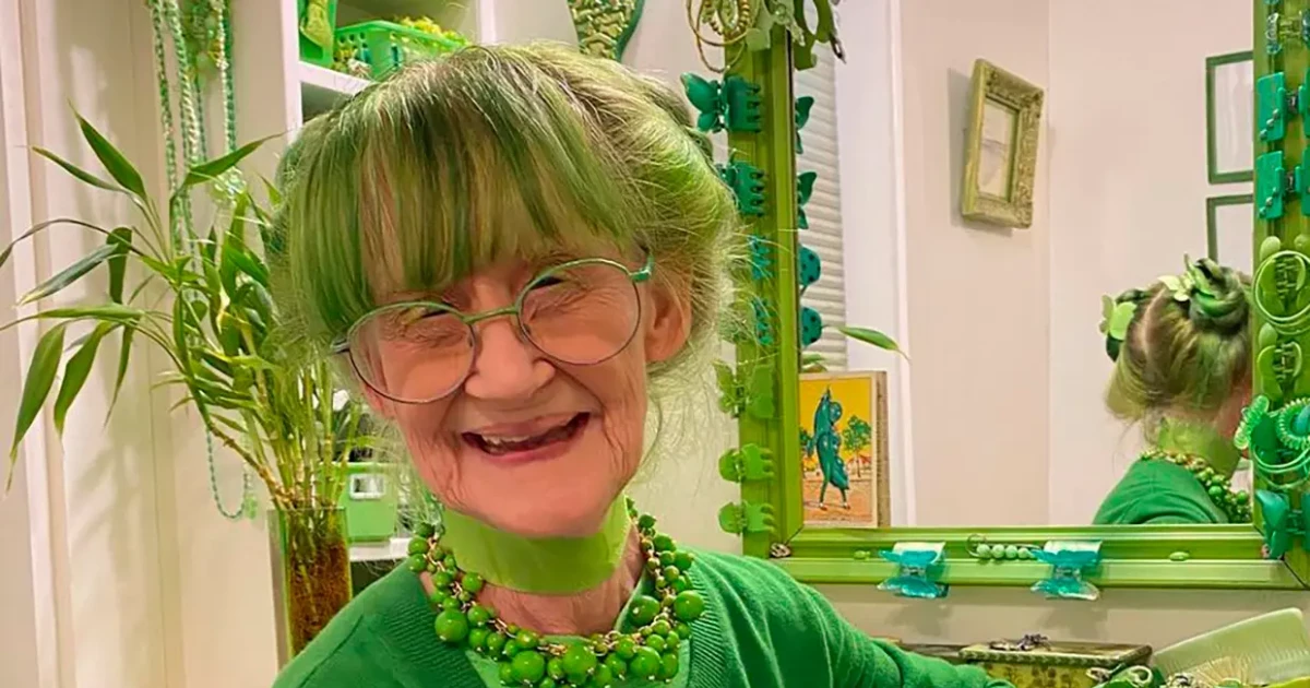 La curiosa historia de Green Lady, la mujer obsesionada con el verde