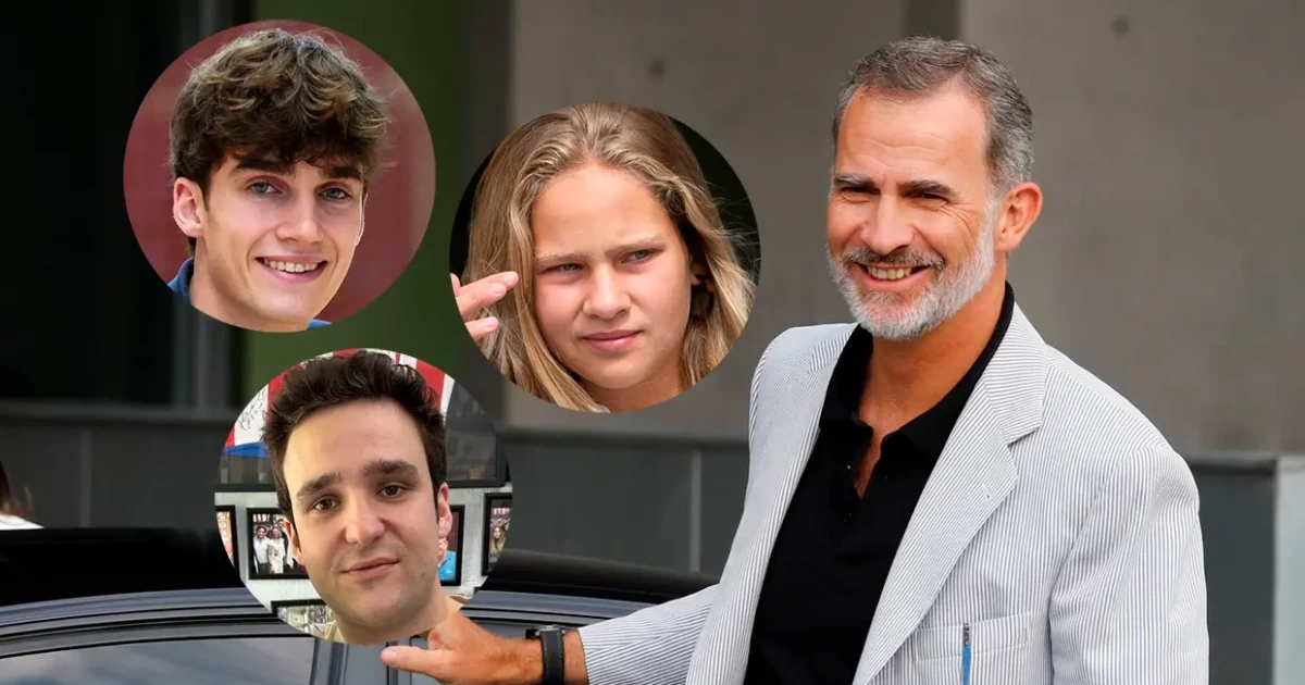 La cara más desconocida de los sobrinos del rey Felipe VI: Froilán ...