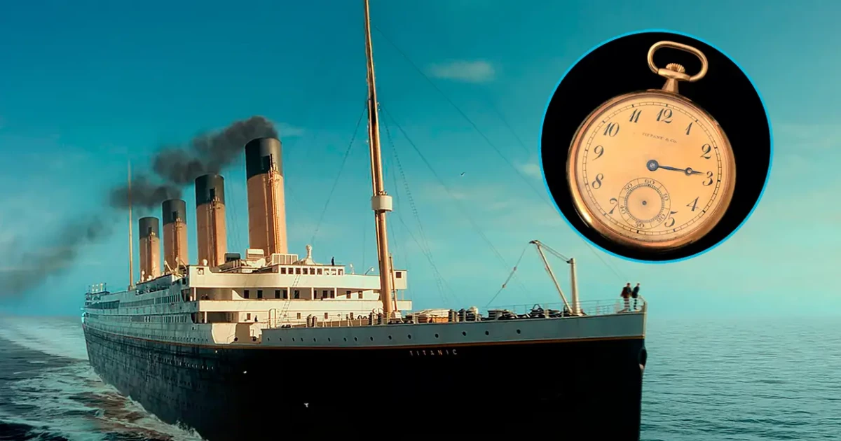 Un reloj de oro, el recuerdo más valioso del Titanic