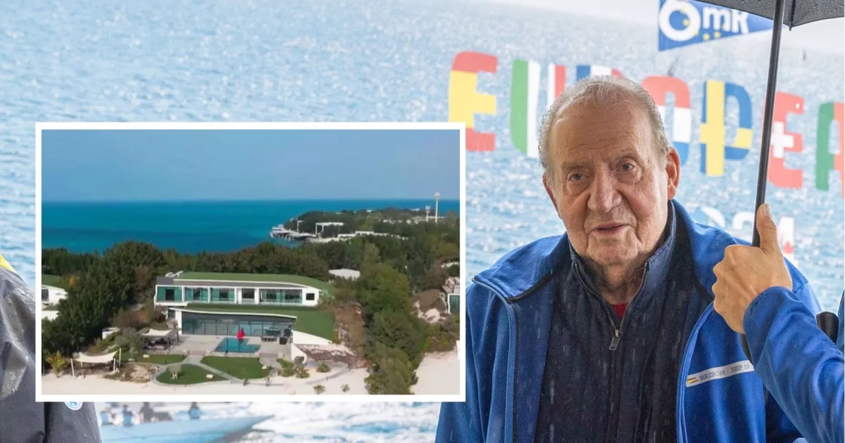 Juan Carlos estrena mansión, regalo de un jeque árabe