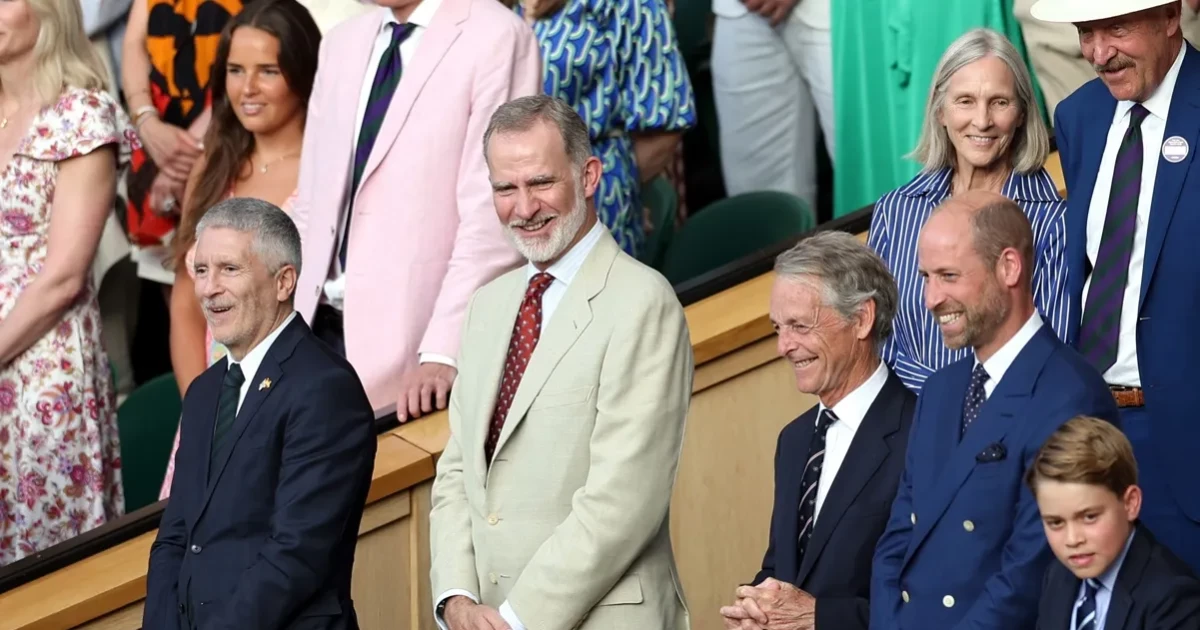 Felipe VI, en Wimbledon con Kate Middleton y Guillermo