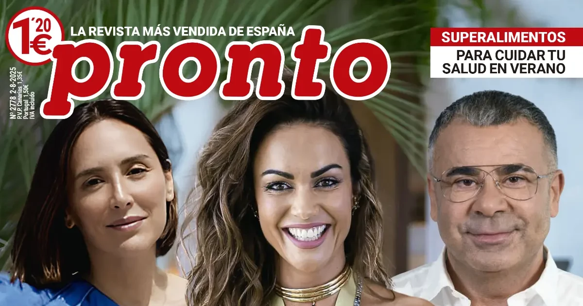 Lara Álvarez, Jorge Javier y Tamara Falcó, en la portada de tu revista Pronto