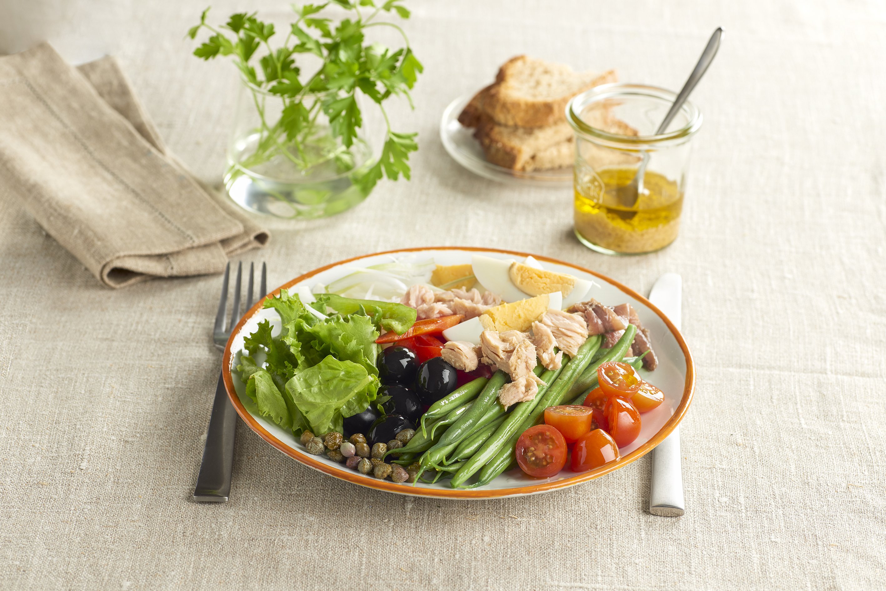 Ensalada Niçoise. Receta ensalada francesa
