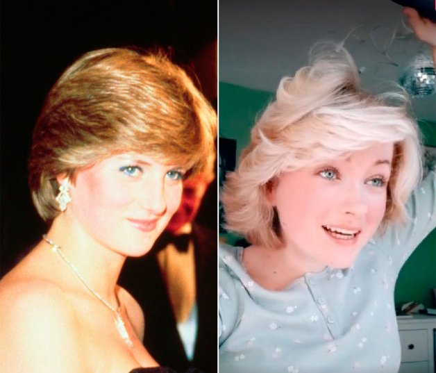 Lady Di tiene una doble en Tik Tok: Rosa Van Rijn