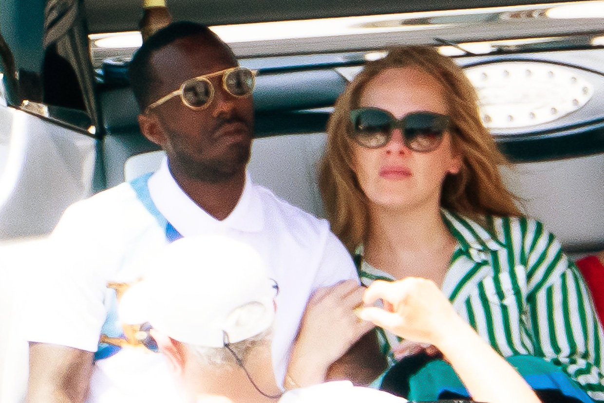 Adele y su novio: sus románticas fotos en Cerdeña