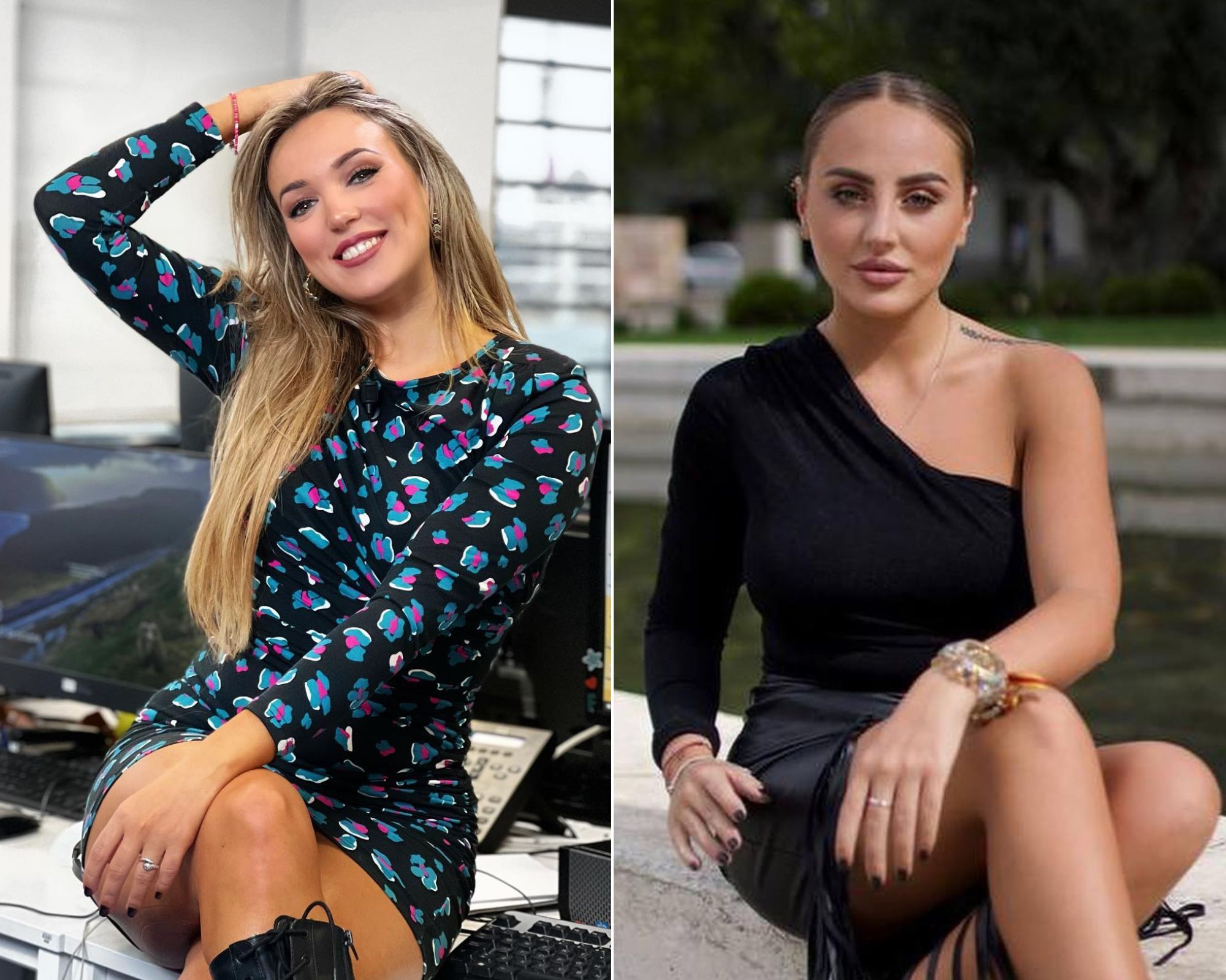 Marta Riesco y Rocío Flores trabajan juntas como modelos