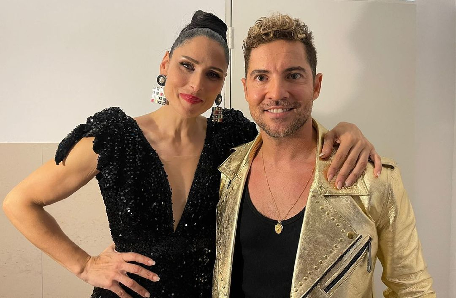 David Bisbal y Rosa López, deslumbrantes en su actuación más especial