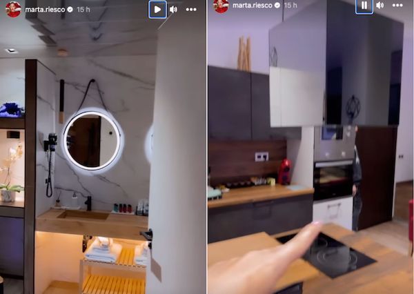 Antonio David y Marta Riesco: la romántica y carísima suite en la que se alojan