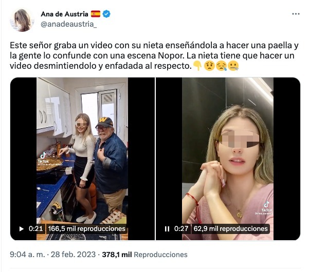 La nieta de Arévalo, muy enfadada por los comentarios recibidos en un ...